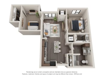 Floor Plans of Decatur Landing in Brooklyn Park, MN
