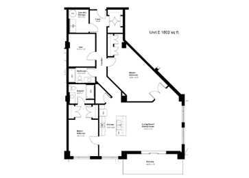 Floor Plans of Three Sisters by Lafford Properties in Moncton, NB