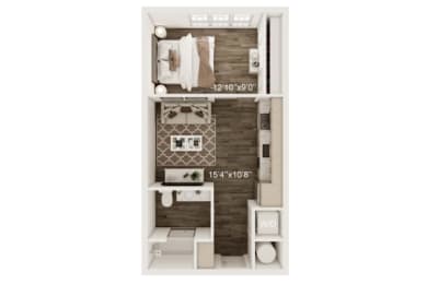 Floor Plans of Brez at Atlantic Crossing in Delray Beach, FL