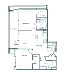 Floor Plans of The Lincoln in Lone Tree, CO