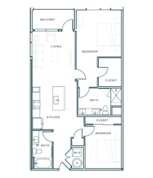 Floor Plans of The Lincoln in Lone Tree, CO