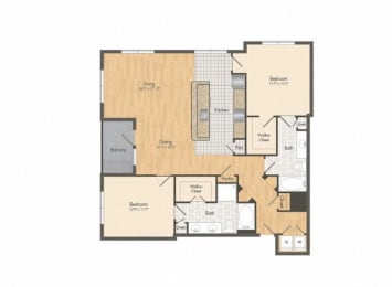 Floor Plans of Muse at Museum District in Houston, TX