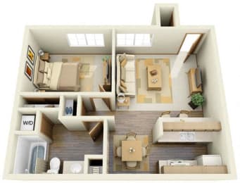 Floor Plans of Country Club at Valley View in Las Vegas, NV