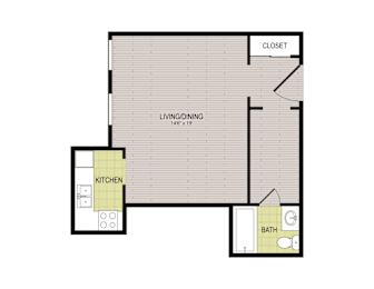 Floor Plans of Broadview Apartments in Baltimore, MD