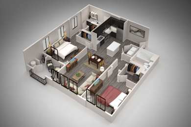 Floor Plans of The Core Scottsdale in Scottsdale, AZ