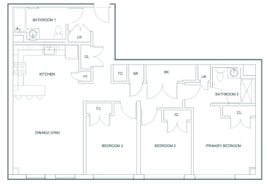 Floor Plans of Fifth City Commons in Chicago, IL