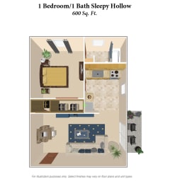 1 & 2-Bedroom Apartments in Fort Wright, KY | Devou Village