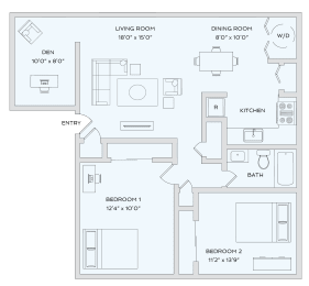 Floor Plans of Lake Castleton in Indianapolis, IN