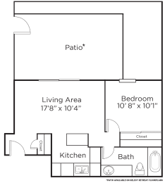 Floor Plans of Meridian Court South in Indianapolis, IN