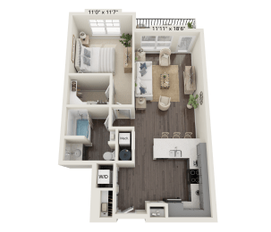 Floor Plans | 2 Bedroom Apartment in Thornton
