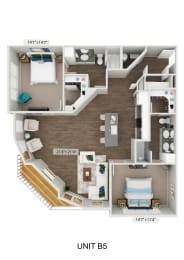Floor Plans | 2 Bedroom Apartment in Thornton