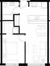 Floor Plans of The Abigail in Portland, OR