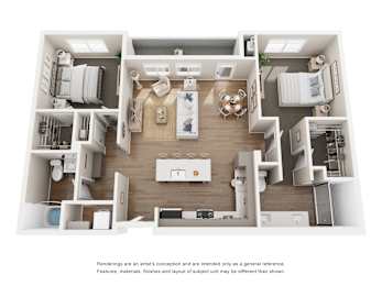 Floor Plans of Core Apartment Homes in Las Vegas, NV