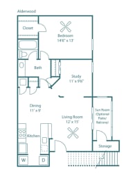 Floor Plans of The Park at North Ridge in Raleigh, NC