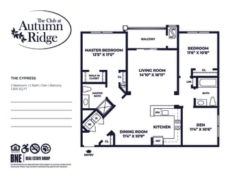 1- and 2-Bedroom 55+ Apartments in Union, NJ | The Club Autumn Ridge