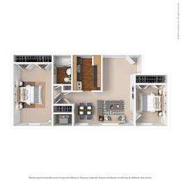 Floor Plans of Park Naylor in Washington, DC