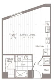 Floor Plans of Core in Silver Spring, MD