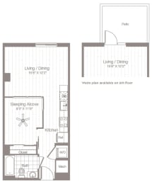 Floor Plans of Core in Silver Spring, MD