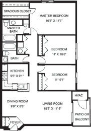 Floor Plans of Waterside at Reston in Reston, VA