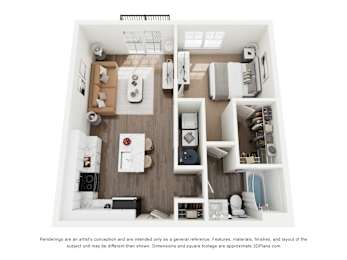 Floor Plans of Lawrence Square in Columbus, OH