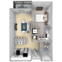 Floor Plans of Apartments at Edge 204 in Elkhorn, NE