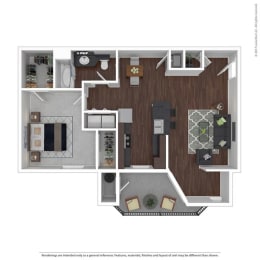 Floor Plans of Broadleaf Apartments in Sacramento, CA