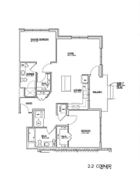 Floor Plans of The Residences Howard Commons /Howard Lofts in Howard, WI