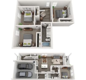 Floor Plans of Caso Leander in Leander, TX