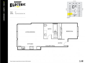 Floor Plans of Sunset Electric in Seattle, WA