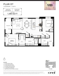 Floor Plans of SMB Hollywood in Los Angeles, CA