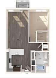 Floor Plans of North at Totem Lake Apartments in Kirkland, WA