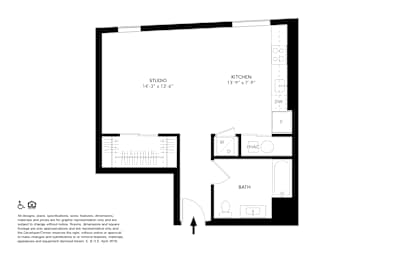 Floor Plans of The Residences at City Modern in Detroit, MI