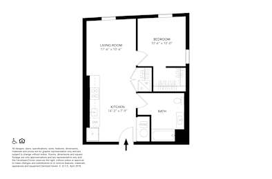 Floor Plans of The Residences at City Modern in Detroit, MI