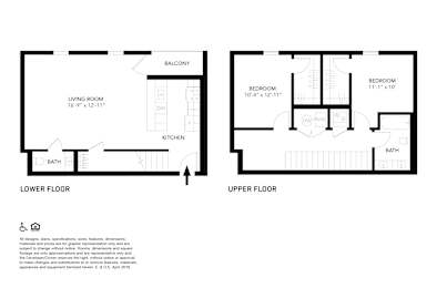 Floor Plans of The Residences at City Modern in Detroit, MI
