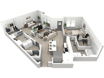 Studio One Two & Three-BR Luxury Apartments in Nashville TN