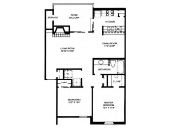 Floor Plans of High Oaks in Austin, TX