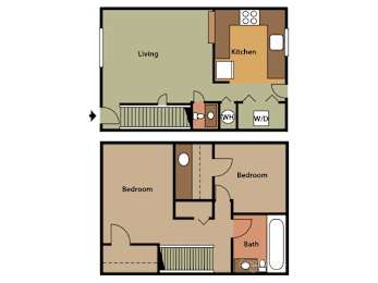 Floor Plans of Georgia Green in Athens, GA