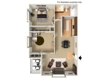 Floor Plans of Broadway Center in Eugene, OR