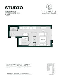 Floor Plans of The Maple NW2, London