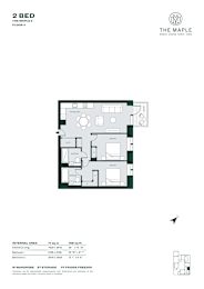Floor Plans of The Maple NW2, London