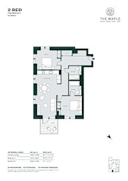 Floor Plans of The Maple NW2, London