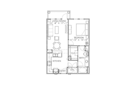 Floor Plans of The District Apartments in Baton Rouge, LA