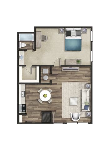 Floor Plans of Midtown 250 in Mobile, AL