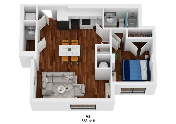 Floor Plans of MDXL Flats in Washington, DC