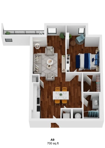 Floor Plans of MDXL Flats in Washington, DC