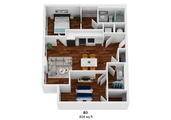 Floor Plans of MDXL Flats in Washington, DC