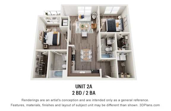 Floor Plans of Phoenix Station Apartments in Decatur, GA