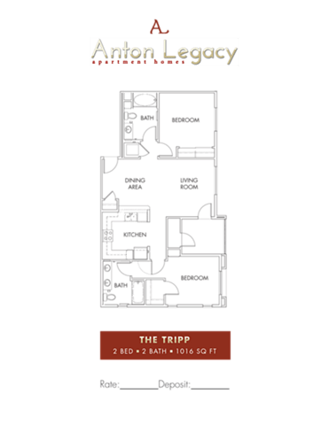 Floor Plans of Anton Legacy in Tustin, CA