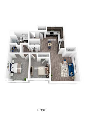 Floor Plans of Lofts on Rose in St. Paul, MN