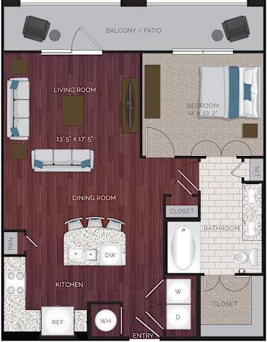 Floor Plans of ELEVATE Spring Crossing in Spring, TX